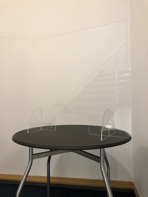 Protection Screen Clear Acrylic 3mm with Aperture 700mm x 600mm **IN S ...